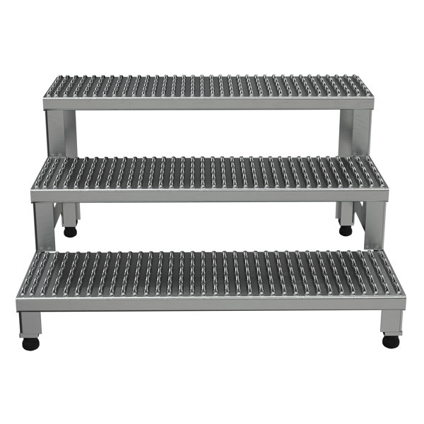 Vestil 3 - Step Aluminum Step Stool | Wayfair