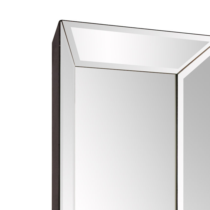 House of Hampton® Daesha Rectangle Glass Wall Mirror & Reviews | Wayfair