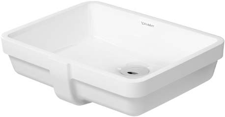 Duravit Vero Ceramic Rectangular Undermount Bathroom Sink with Overflow ...