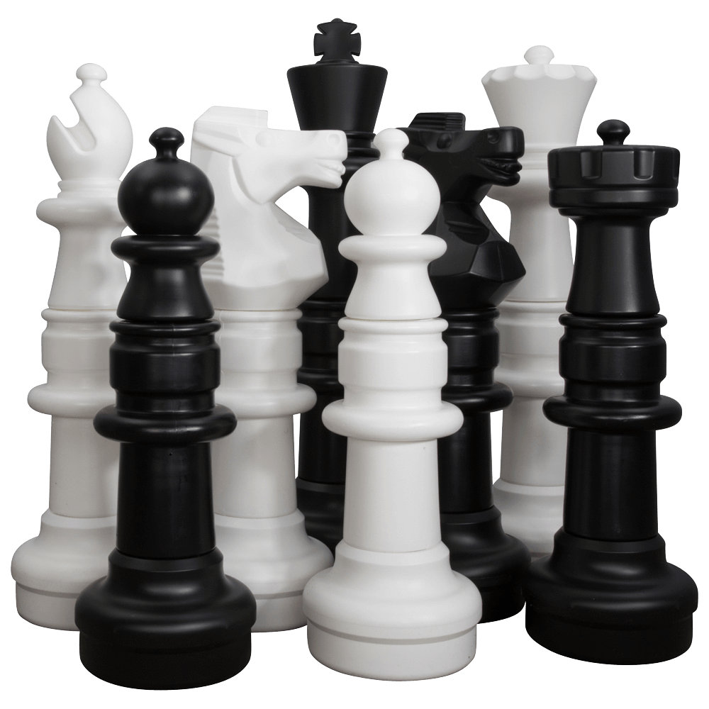 MegaChess 37" Giant Plastic Chess Pieces | Wayfair