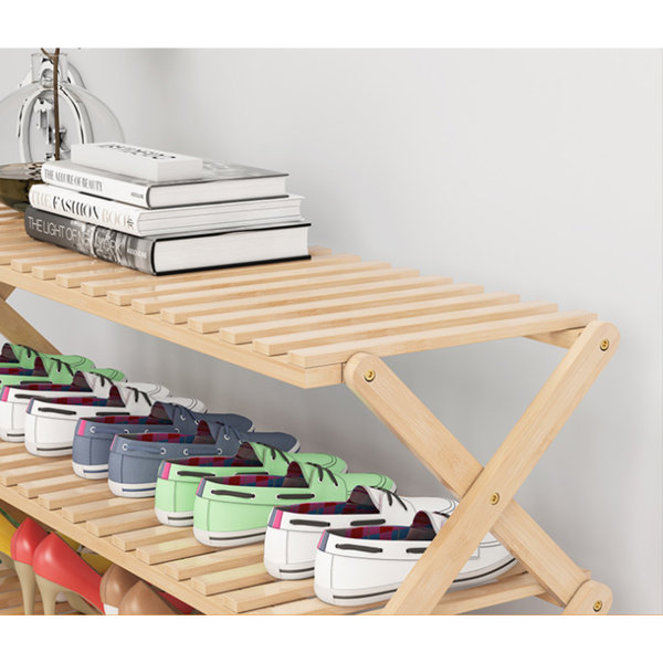 Gracie Oaks 10 Pair Shoe Rack | Wayfair