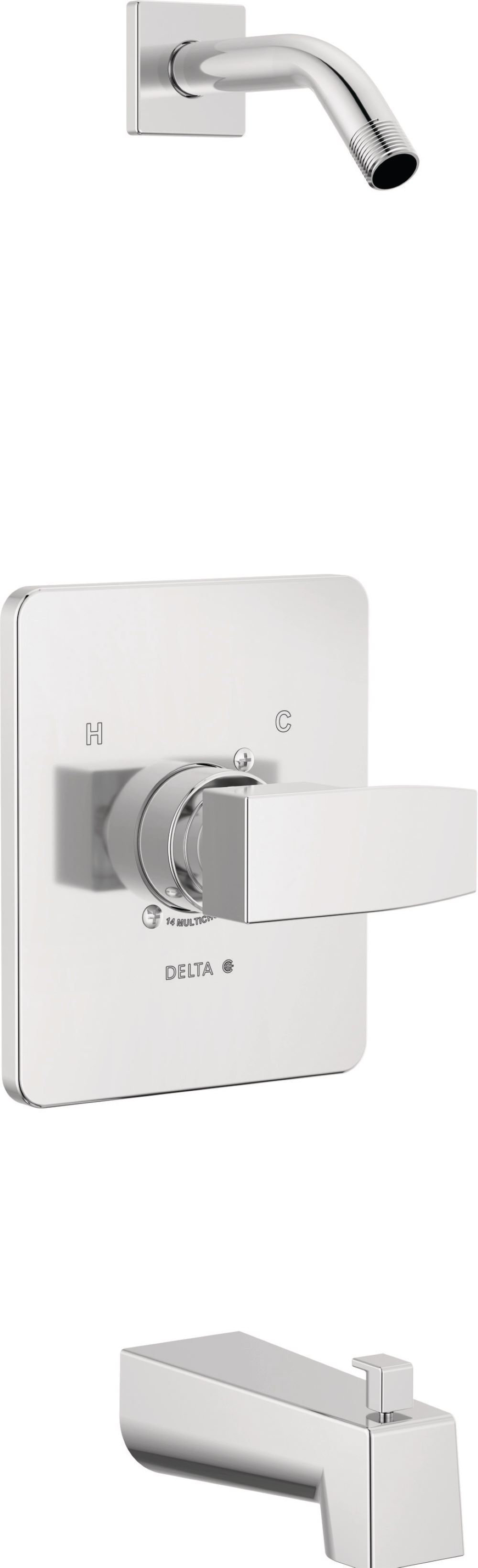 Delta Modern Monitor 14 Series Tub & Shower Trim -Less Head | Wayfair