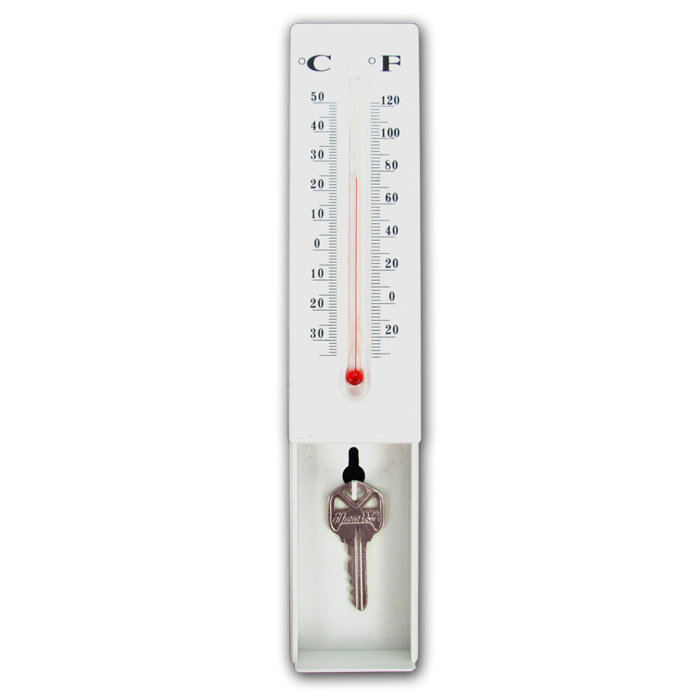 Trademark Home Collection House-Works Thermometer Safe Box Lock ...