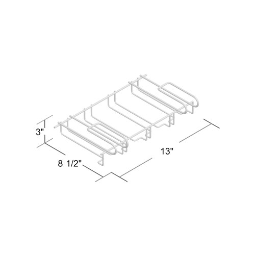 Rebrilliant Metal Storage Hanging Shelving Rack & Reviews | Wayfair