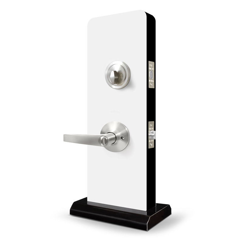 Premier Lock Complete Entry Lever Set with Single Cylinder Deadbolt ...