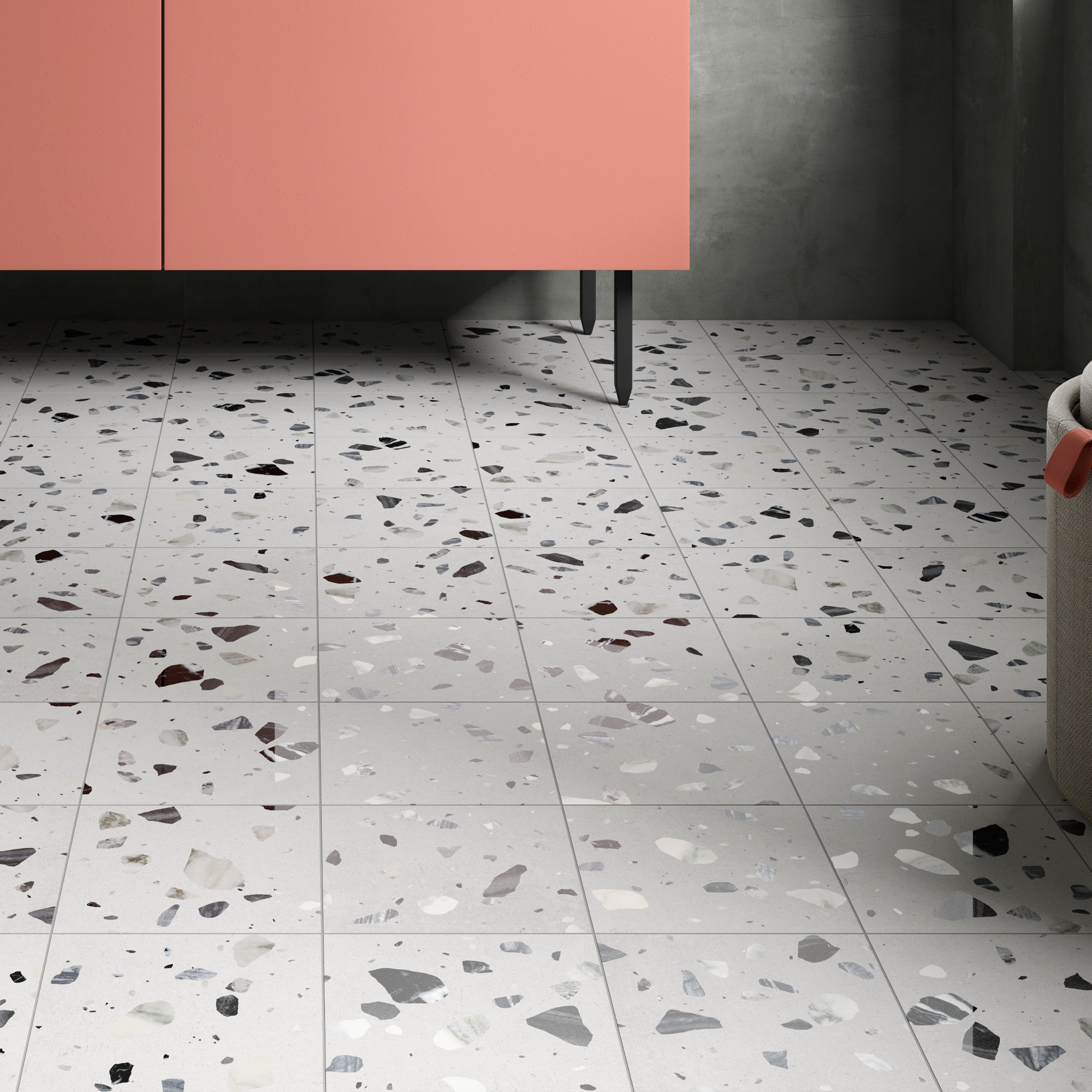 Supreme Tile Terrazo 8" X 8" Porcelain Wall & Floor Tile - Wayfair Canada