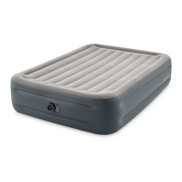 Intex Dura Beam Essential Rest Blow Up Queen Mattress Air Bed With ...