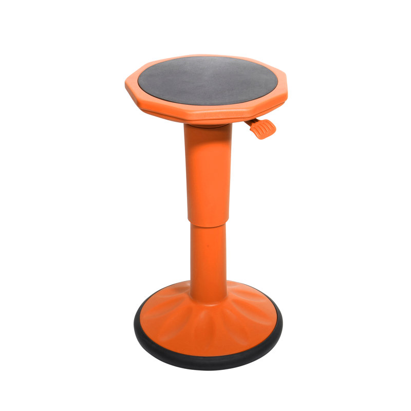 Inbox Zero Free Wobble Height Adjustable Active Stool & Reviews | Wayfair