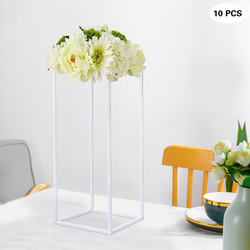 YXSUN Metal Rectangle Wedding Party Display Cake Flower Stand | Wayfair