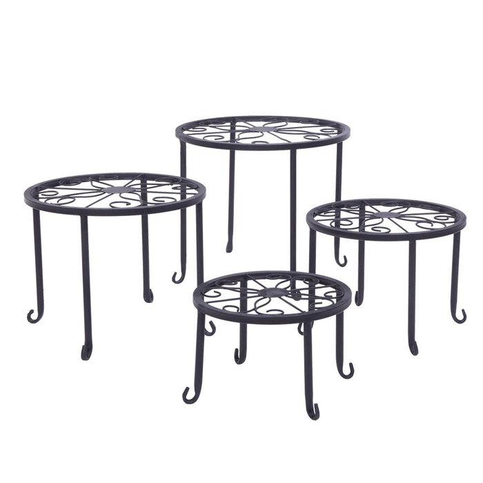 Lark Manor Sunnydale 4 Piece Plant Stand Set & Reviews | Wayfair