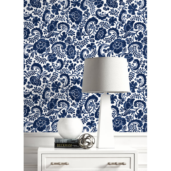 Winston Porter Heyab Peel & Stick Paisley Wallpaper | Wayfair