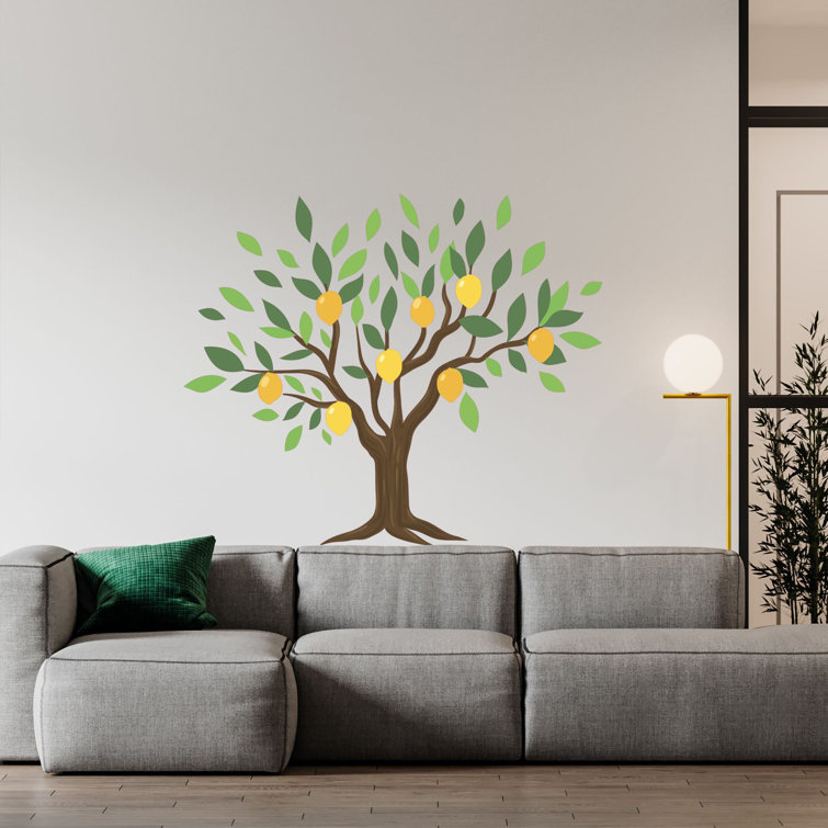 Gracie Oaks Lemon Tree Wall Decal | Wayfair