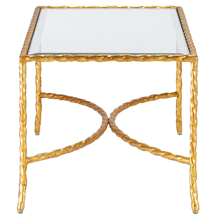 Currey & Company Gilt Coffee Table | Perigold