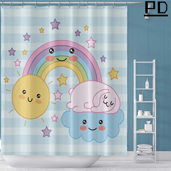 PARA DOC INC 13 Piece Shower Curtain Set + Hooks | Wayfair