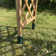 Gracie Oaks Wooden Garden Arch (Tan) With Ground Spikes | Wayfair.co.uk
