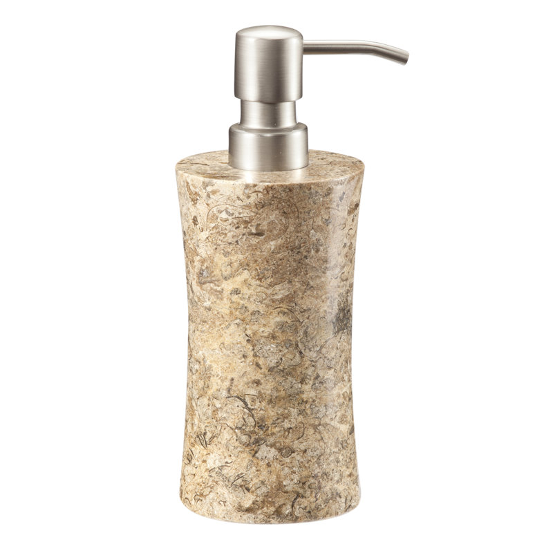 Designs By Marble Crafters Vinca Fossil Stone Soap Dispenser & Reviews ...