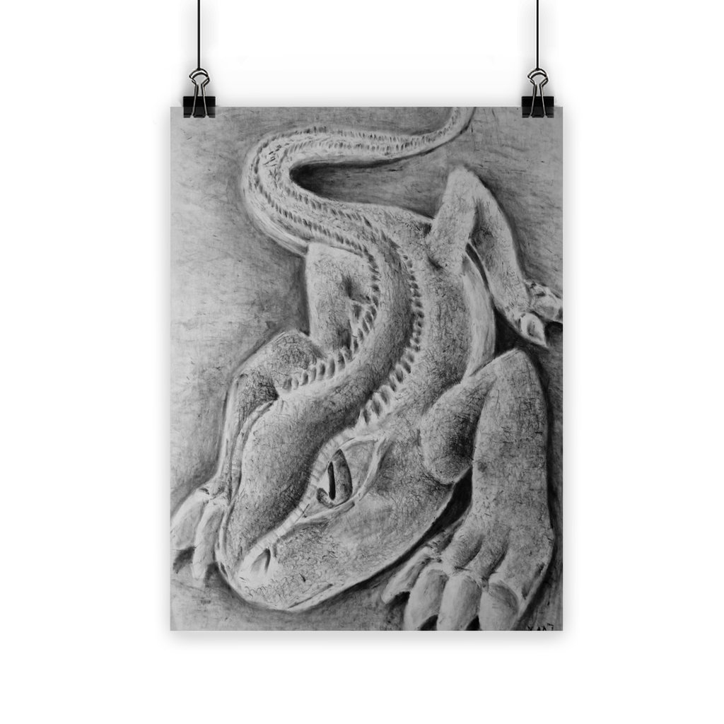 Marick Booster Lizzy The Lizard Classic - Unframed Poster | Wayfair
