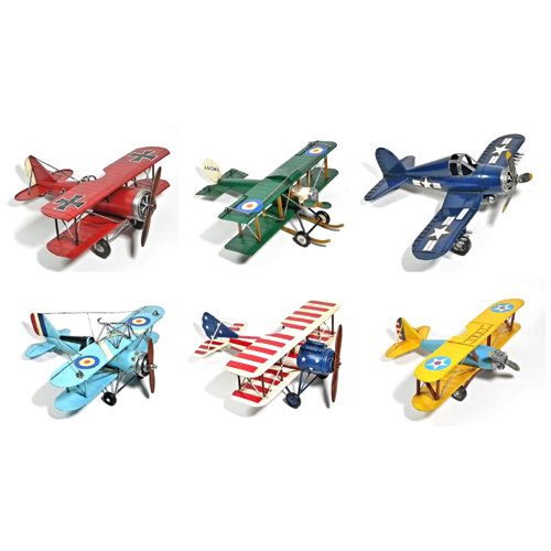 Williston Forge Kiersten Metal Model Airplane Décor | Wayfair