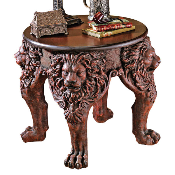 Lion-end-table | Wayfair