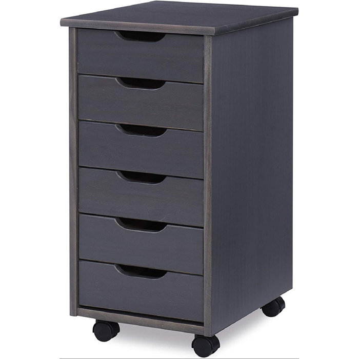 Paracity 6 Drawer Rolling Storage Chest | Wayfair