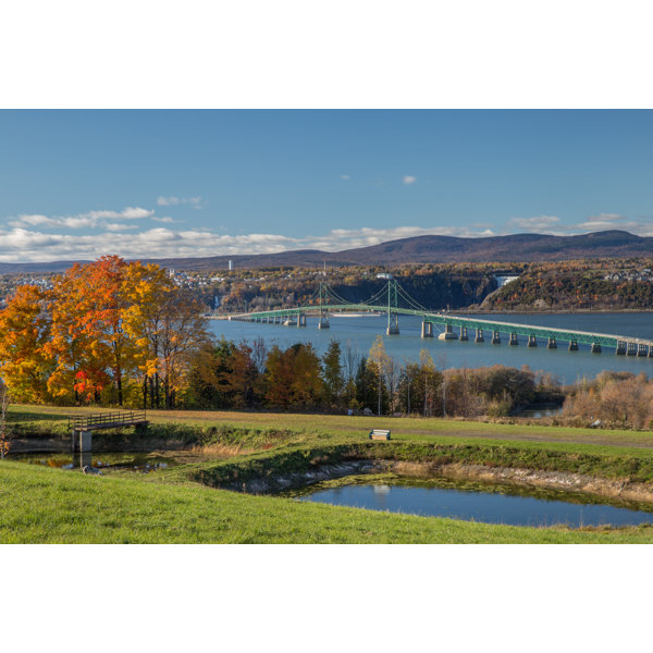 Millwood Pines Bridge To Ile D'orlean by Daniel50 - Wrapped Canvas ...