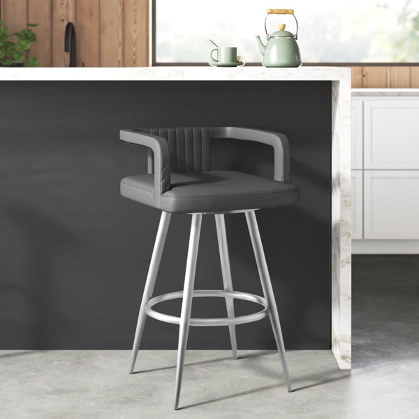 Wade Logan® Roddy Swivel Counter & Bar Stool & Reviews | Wayfair