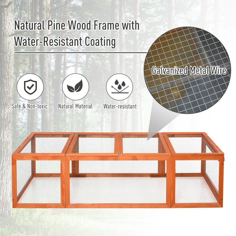 Tucker Murphy Pet™ Lynnfield Weather Resistant Rabbit Portable Hutch ...