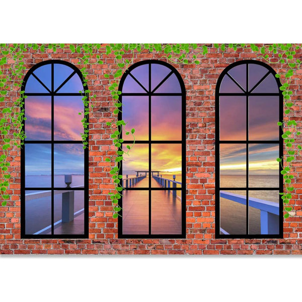 IDEA4WALL Window View Wall Mural | Wayfair