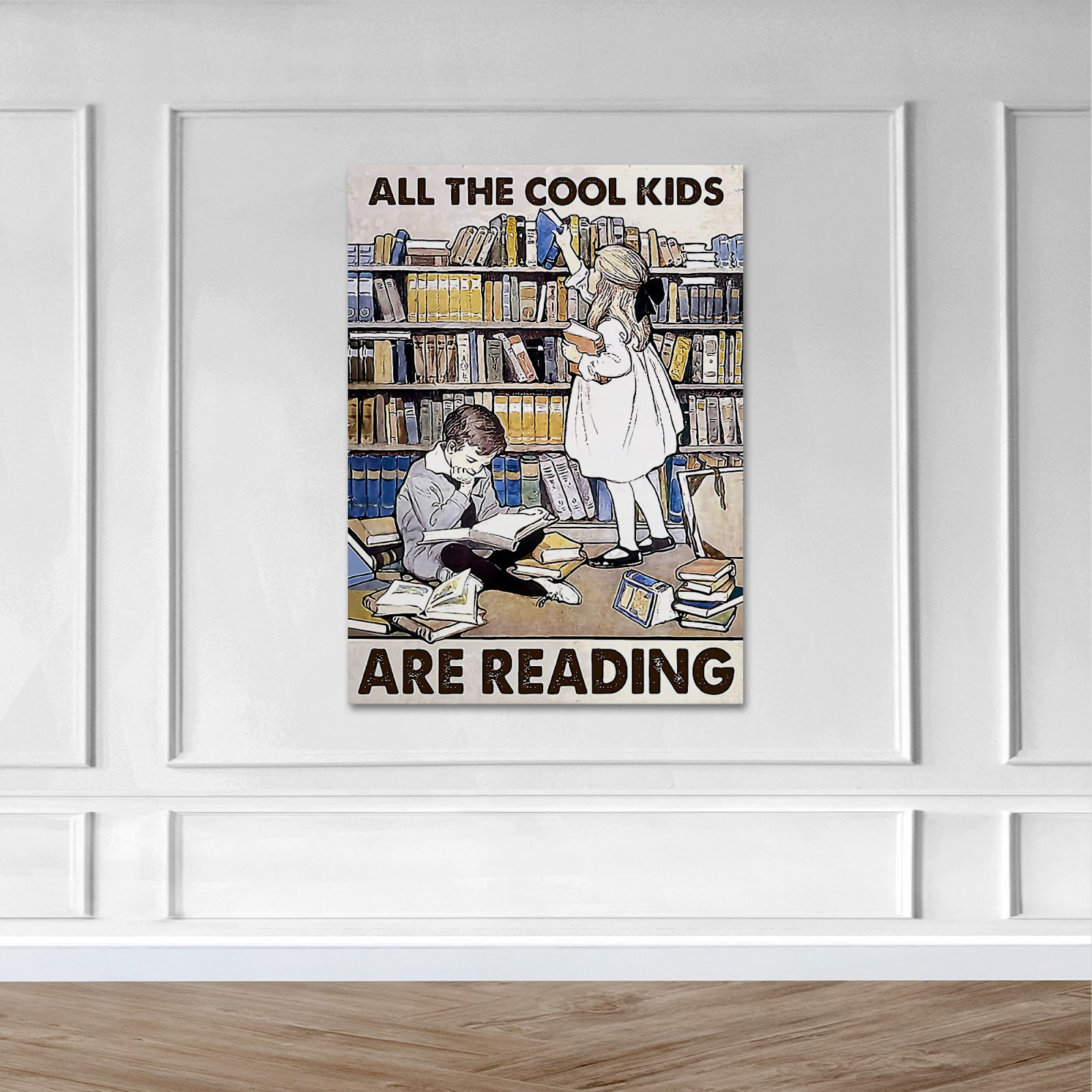 Trinx Boy And Girl In Reading Room - All The Cool Kids A Boy And Girl ...