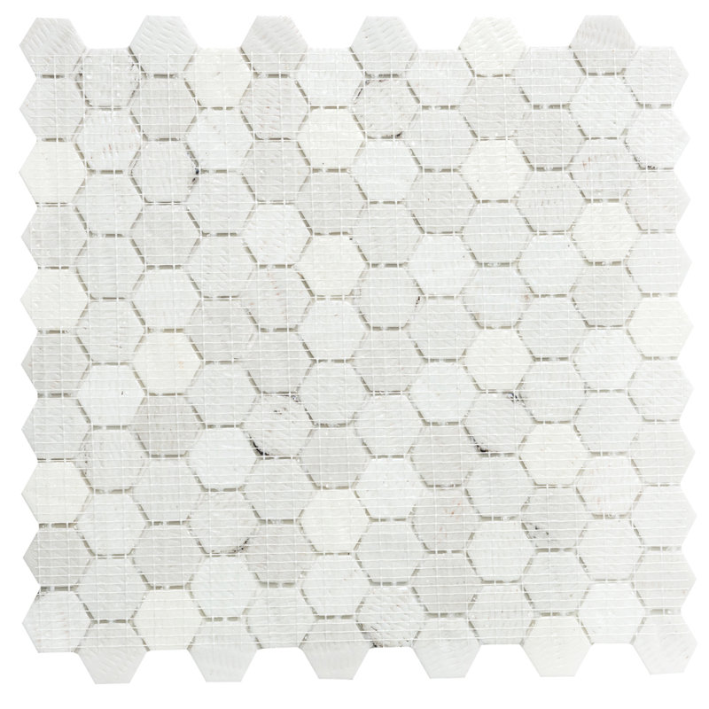 Long Island Mosaics & Tile Eterna 1" x 1" Glass Shiny Mosaic Wall And ...