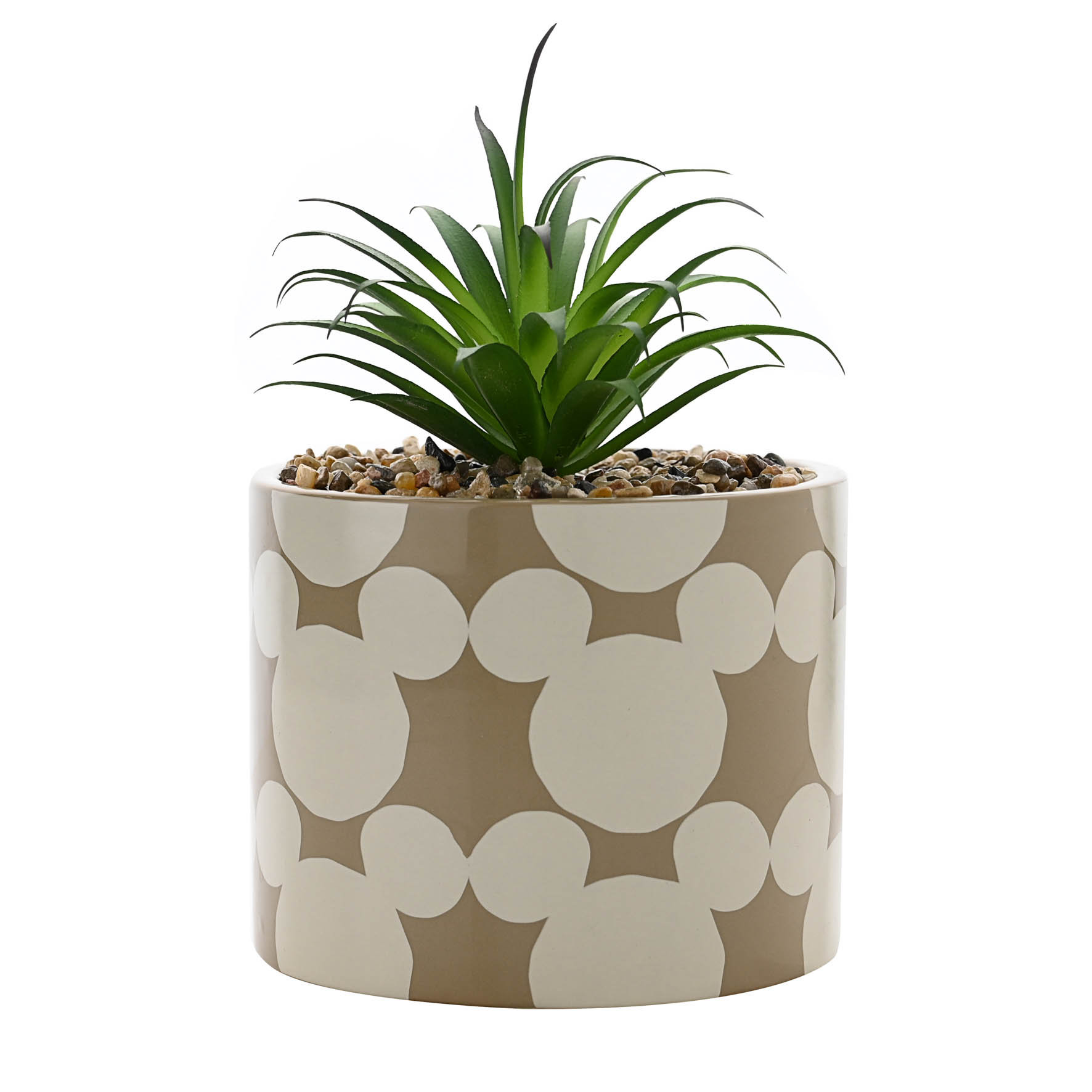 Disney Mickey Ceramic Footed Planter With Faux Plant | Wayfair.co.uk