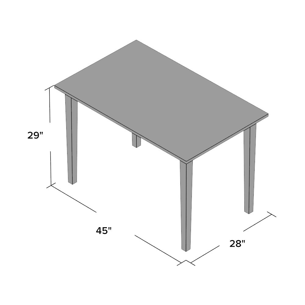 Charlton Home® Tudor City 45'' Dining Table & Reviews | Wayfair