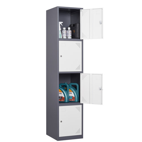 Steelcube 4 - Tier 4 - Section 15'' Wide Gym Locker & Reviews | Wayfair
