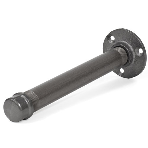 Millwood Pines Set of 4 Pipe Decor Industrial Shelf Brackets 3/4 Inch ...