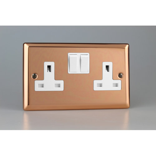Varilight Double Pole Wall Mounted Light Switch Socket | Wayfair.co.uk