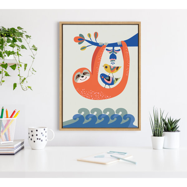 Isabelle & Max™ Little Sloth On Canvas by Rachel Lee Painting & Reviews ...