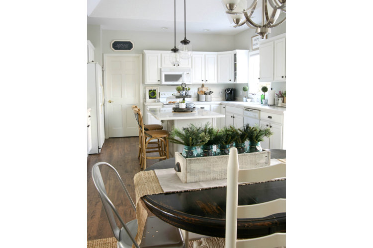 Before & After: A Bland Kitchen Gets a Farmhouse Pick-Me-Up | Wayfair