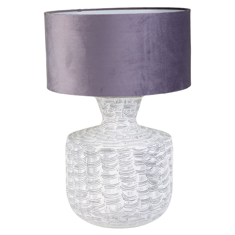 Rosalind Wheeler Chineme 69Cm Silver Table Lamp | Wayfair.co.uk