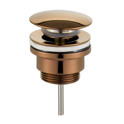Symple Stuff Clic Clac Universal Rose Gold Valve. Push-Up Sink And ...