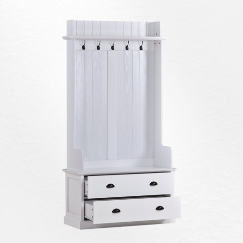 Red Barrel Studio® Hall Tree 38.54'' Wide with Bench & Reviews | Wayfair