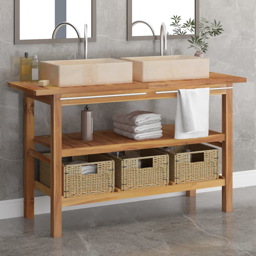 Ebern Designs Minicus 52" Double Bathroom Vanity Set | Wayfair