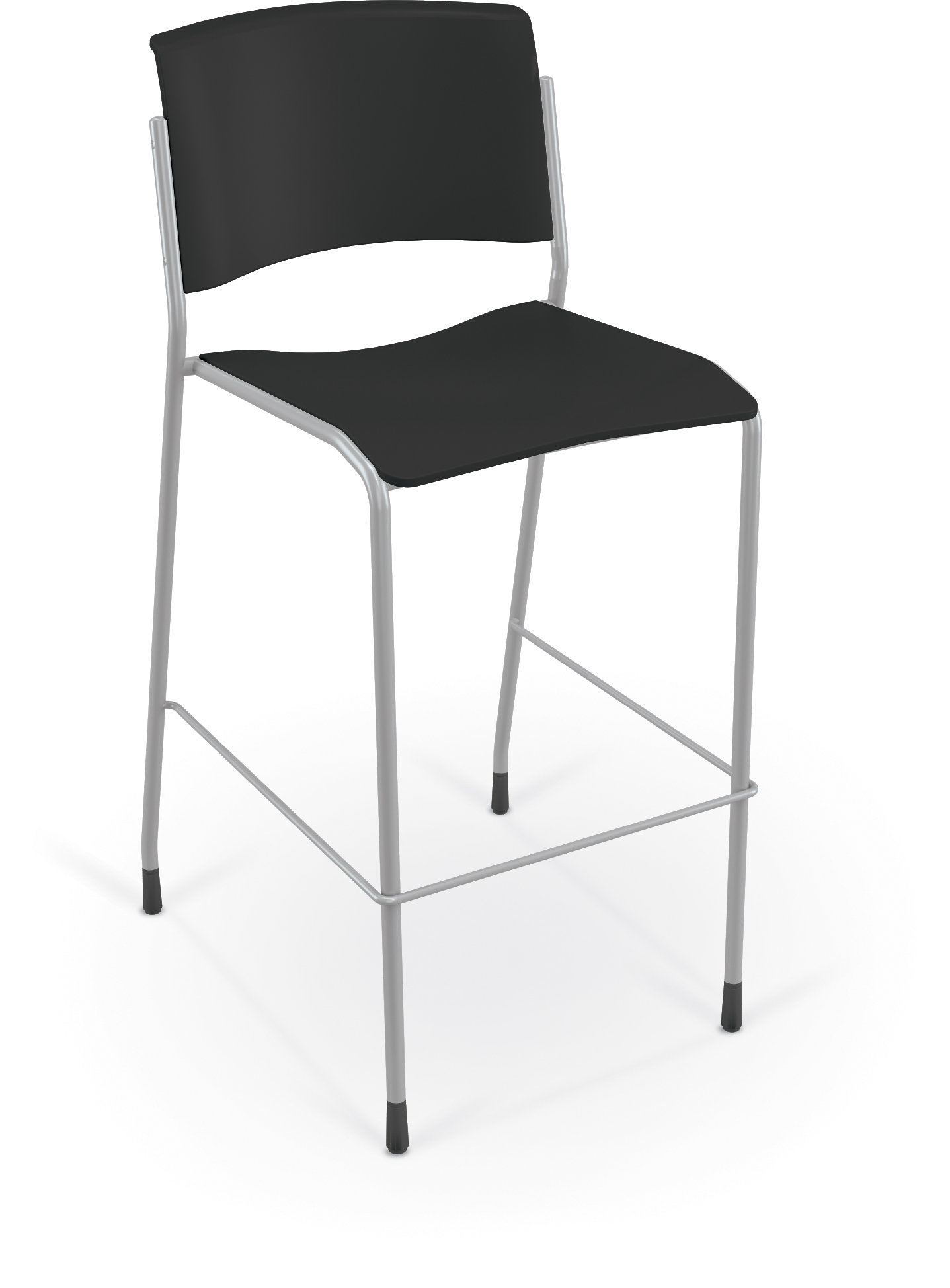 MooreCo Akt Stack Stool with Glides | Wayfair