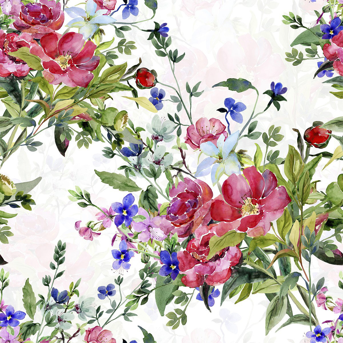 Red Barrel Studio® Floral Bouquet Wallpaper Floral Wallpaper | Wayfair