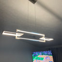 Wade Logan® Siri 3 - Light Kitchen Island Geometric LED Pendant ...