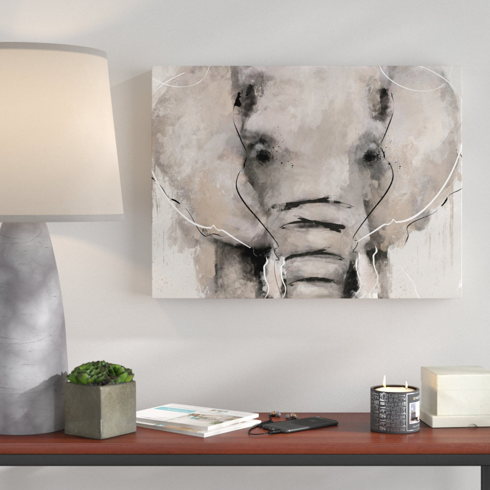 Abstract Elephant Drawings