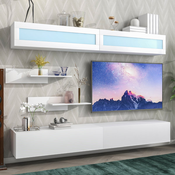 Wrought Studio Floating Entertainment Center for TVs up to 75" | Wayfair