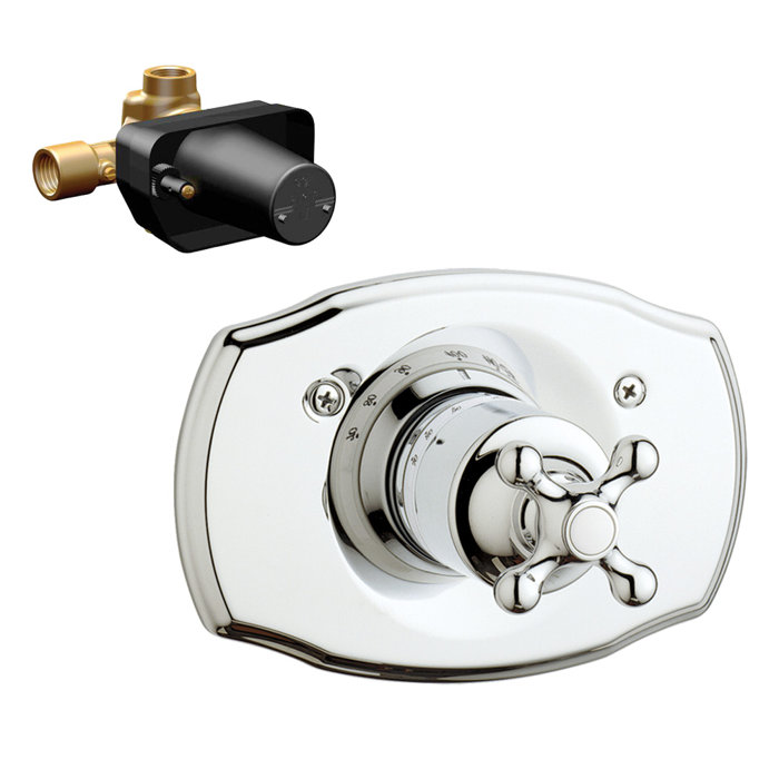 Grohe Seabury K19612-34397R-000 Thermostat Trim with Rough-in - Wayfair ...