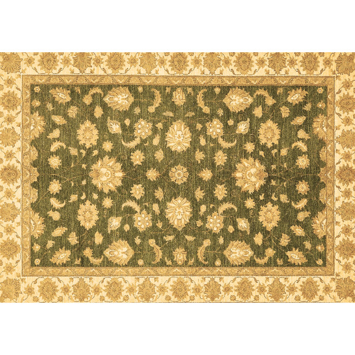 Canora Grey Jarai Beige/Green Rug | Wayfair