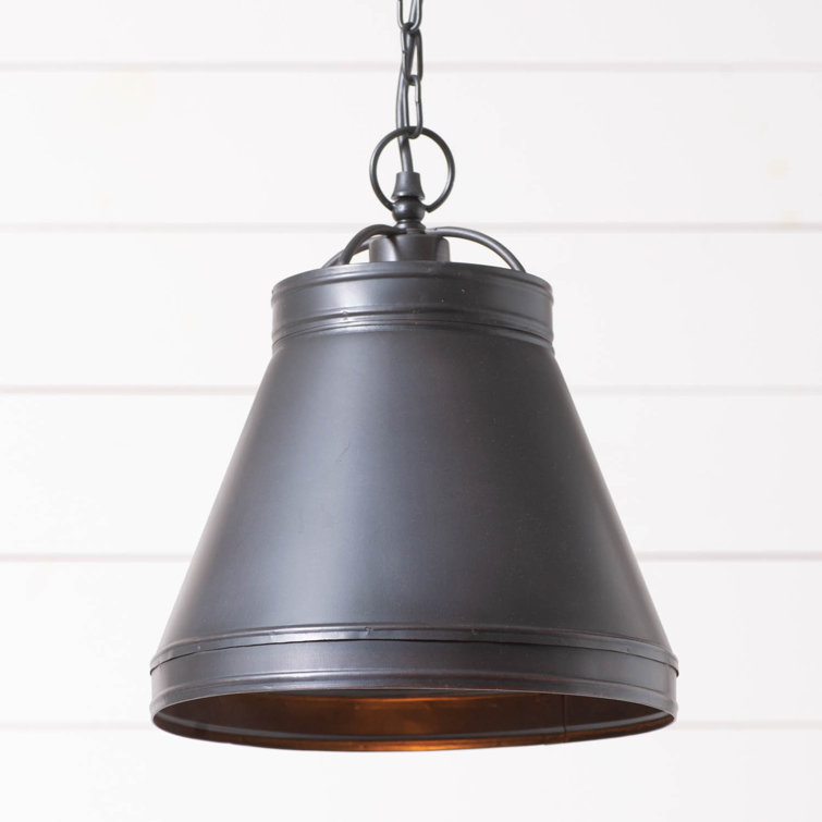 Breakwater Bay Hartenstein Black Rustic Pendant | Wayfair