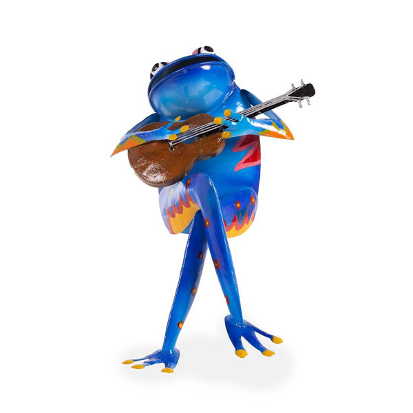 Wind & Weather Frog Musician | Wayfair